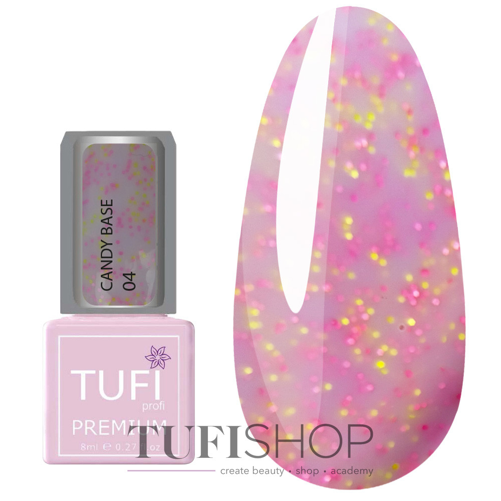 TUFI profi PREMIUM Candy Base 04 8 мл - buy nail base | Tufishop.com